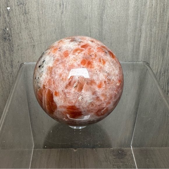 Accents | Sunstone Crystal Stone Ball Sphere Orb | Poshmark